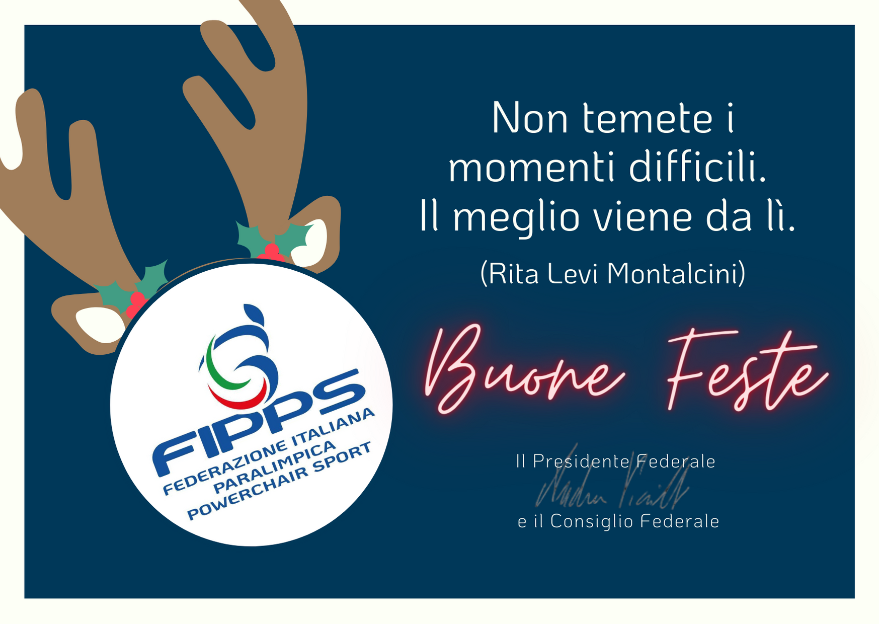 Buone Feste da FIPPS - FIPPS - Federazione Italiana Paralimpica ...